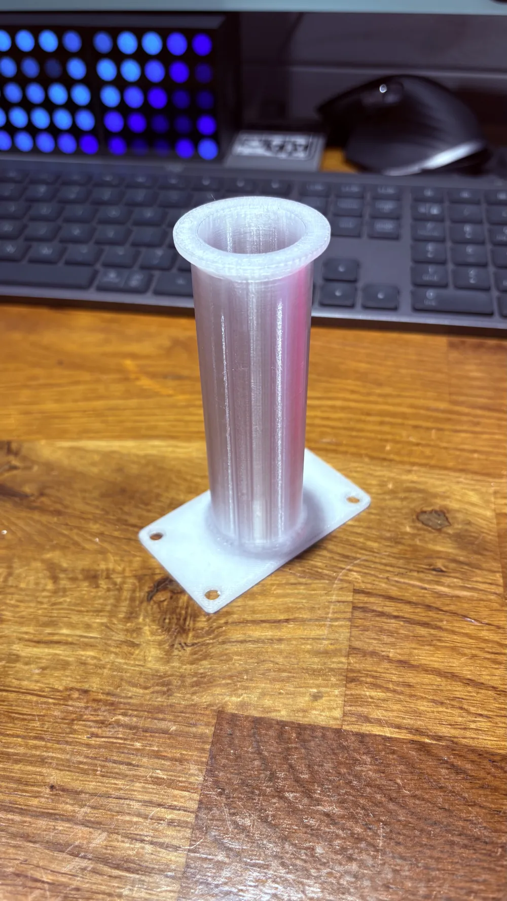 Slim (100mm) wall filament wall spool holder Remixed by XD MakerWorld ...