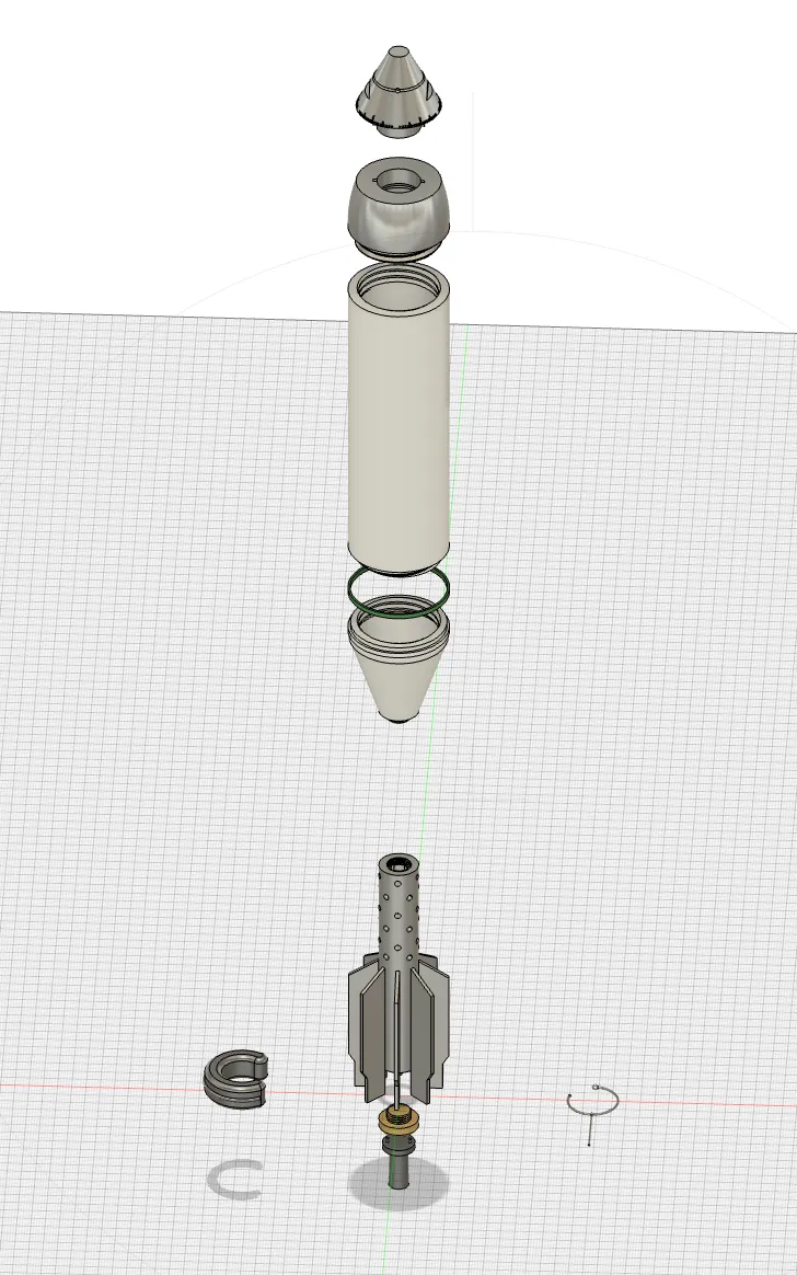 Replica M853A1 81mm mortar illuminating round 1:1 scale by thomasx7 ...