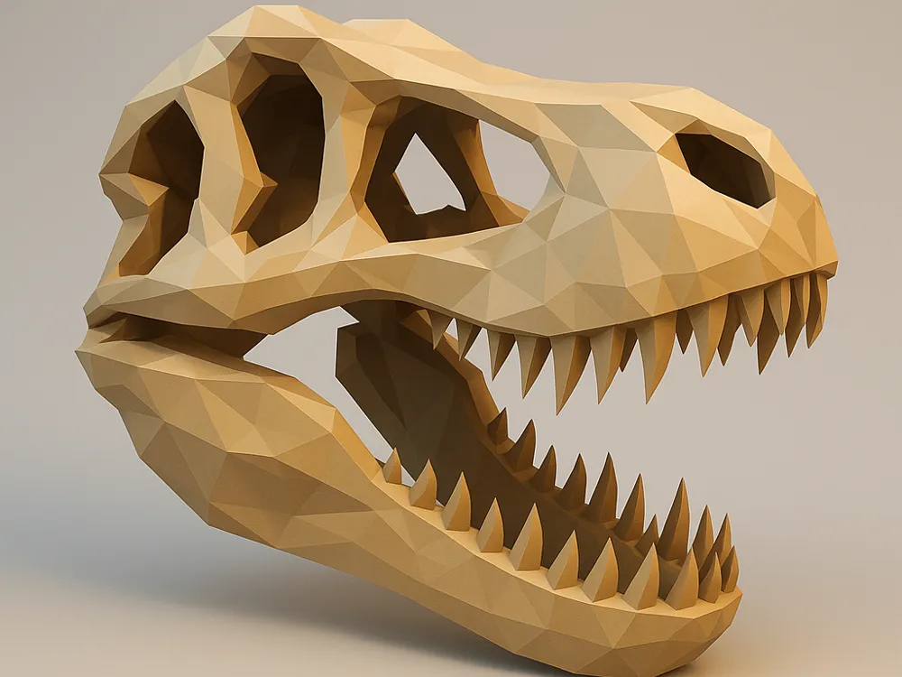 Tyrannosaurus Rex Skull by PROTOBIT MakerWorld: Download Free 3D Models