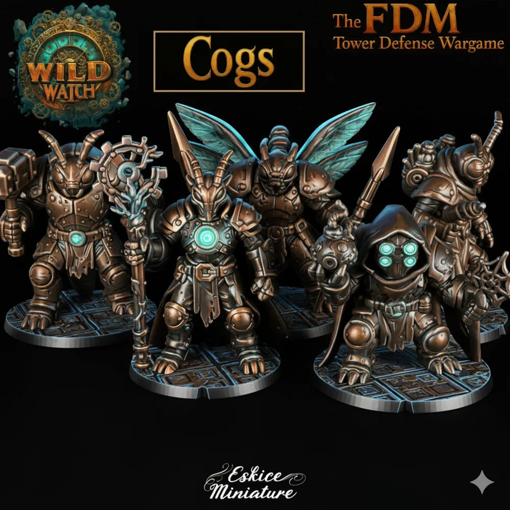 Wild Watch，FDM塔防战棋游戏 - 免费 3D 打印模型 - MakerWorld