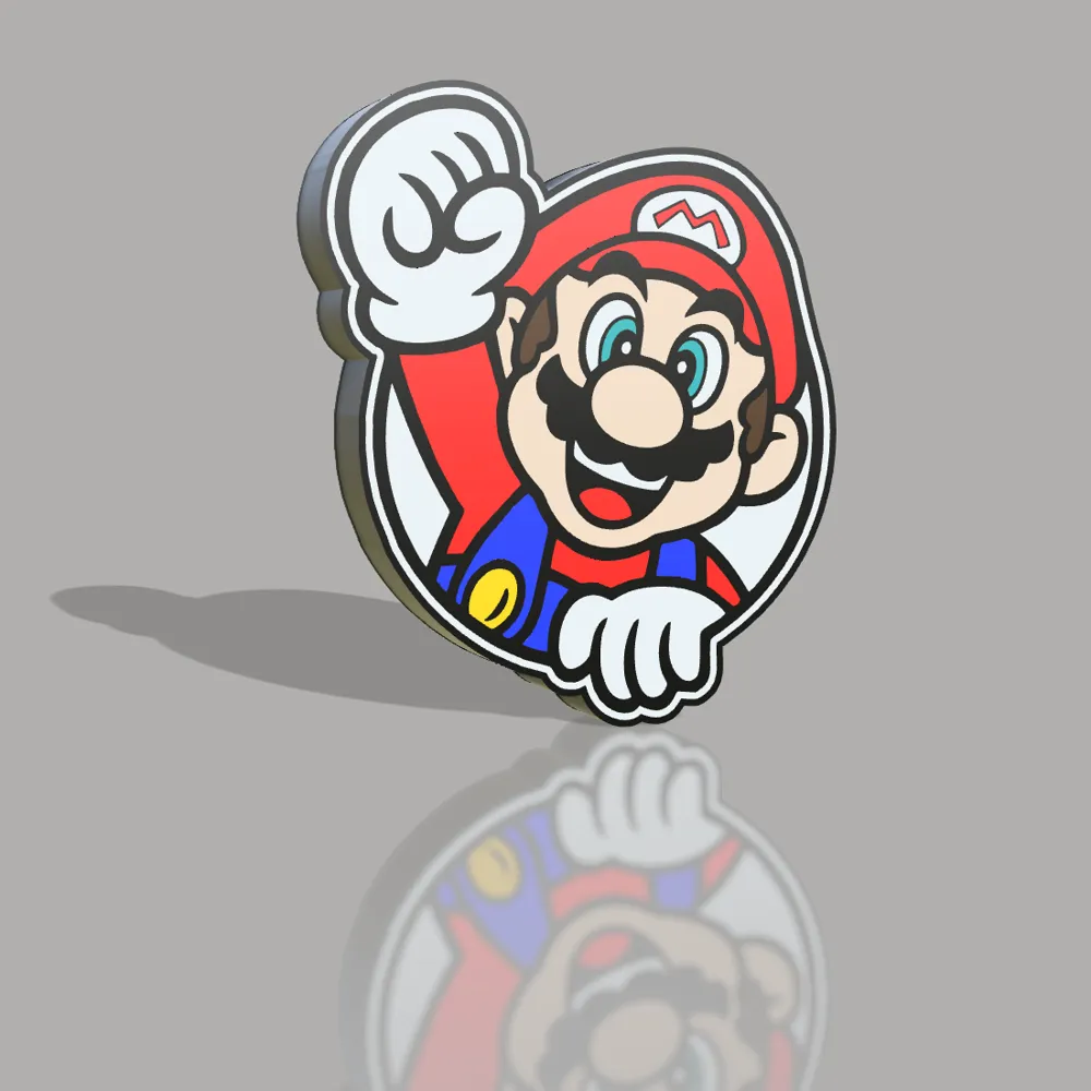 Super Mario Light Box by ZUPA 3D - MakerWorld