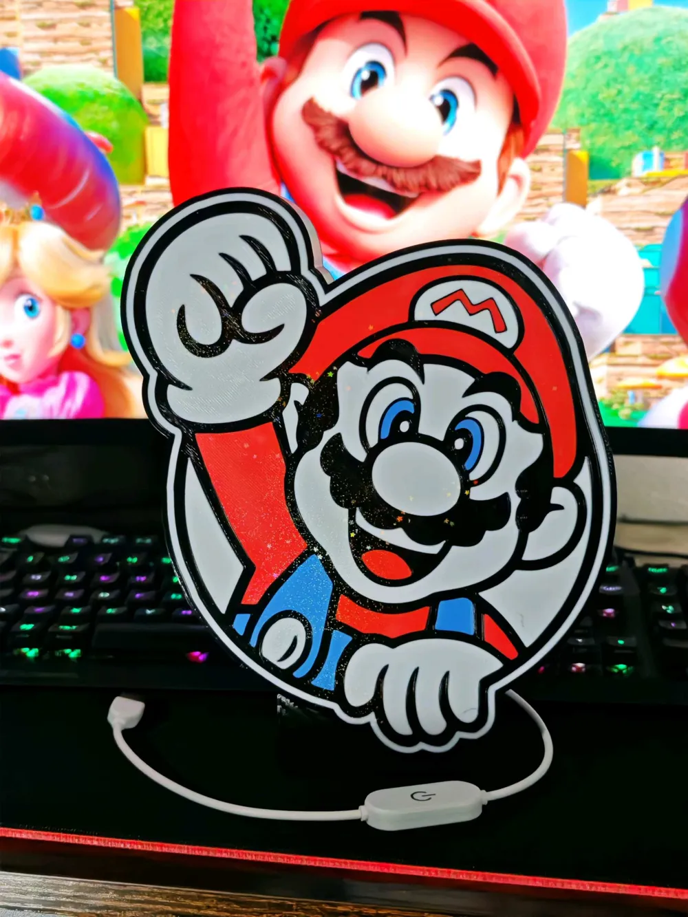 Super Mario Light Box - Free 3D Print Model - MakerWorld