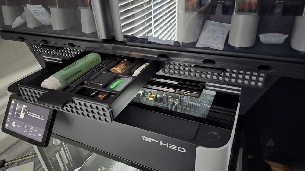 H2D Dual AMS 2 Pro Shelf - H2Dual AMS by Nothing Spectacular MakerWorld ...