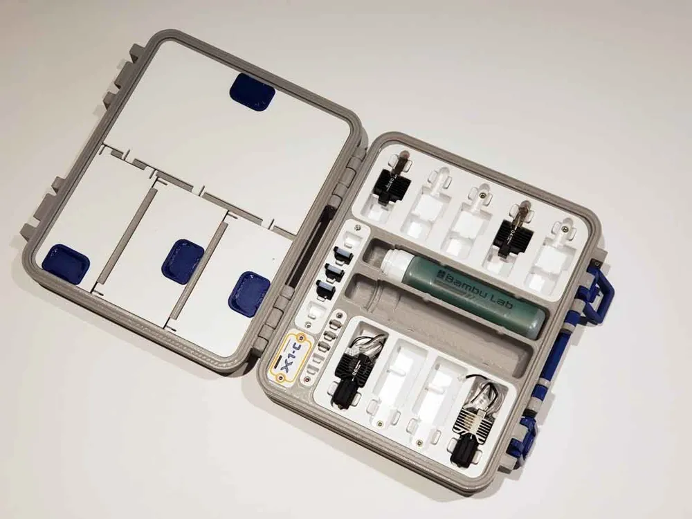 Bambu Labs X1 & P1 Spare Parts Case (Version 3.1) - Free 3D Print Model ...