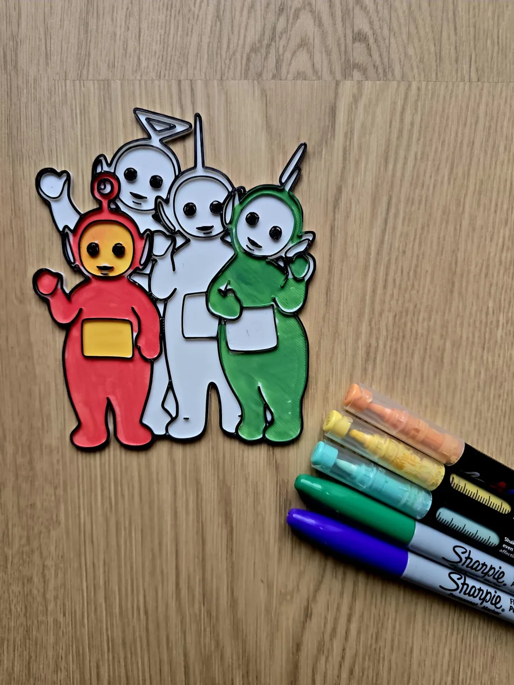 Teletubbies DIY Cute Coloring Craft - Free 3D Print Model - MakerWorld