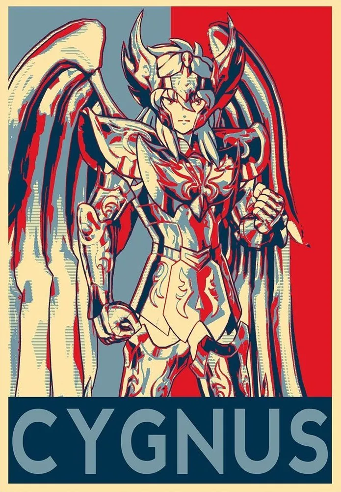 Hueforge Cygnus Saint Seiya in three colors by steve6978_ttv - MakerWorld