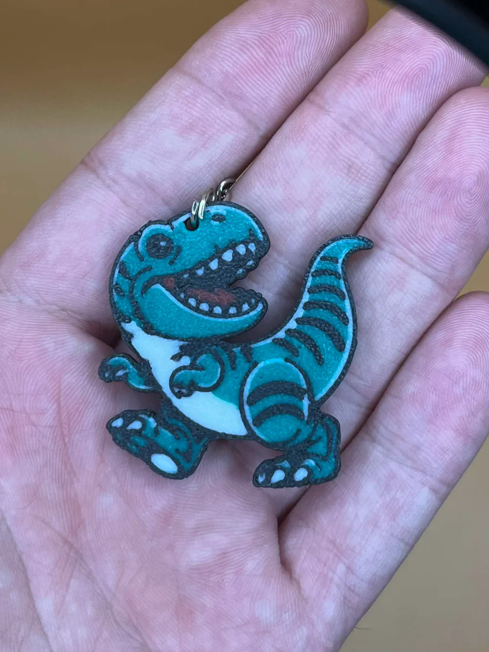 Dinosaur Keychain by Messy Productions - MakerWorld