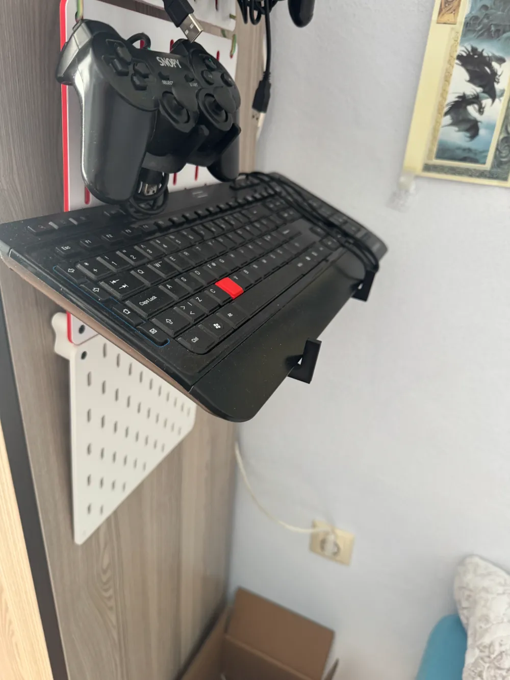 Ikea Skadis Keyboard Hook by hberkayaktas - MakerWorld