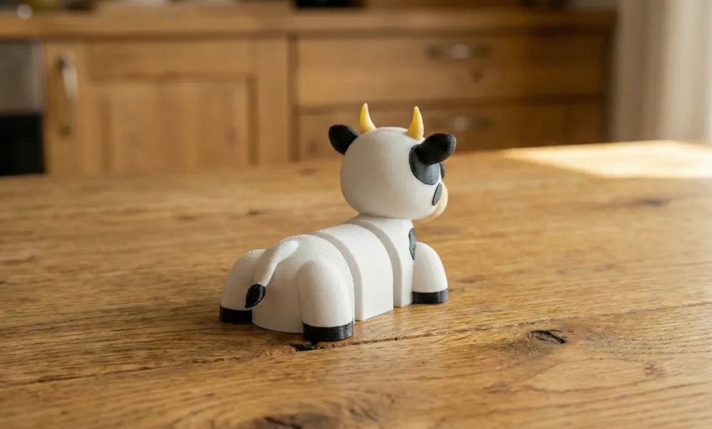 Articulated Cow – Flexible 3D Printed Farm Toy - Free 3D Print Model ...