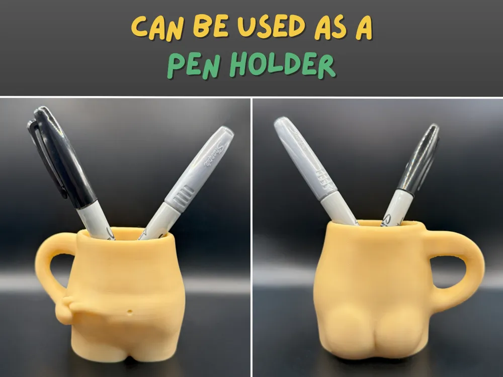 Fat Pinch Mug - Ceramic Pottery Style by Chonky Creations - MakerWorld