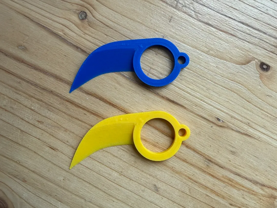 Keychain Karambit Knife Box Opener - Free 3D Print Model - MakerWorld
