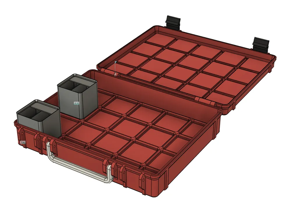 Rugged Gridfinity Box with Handle (Parametric) Remixed by Migro ...