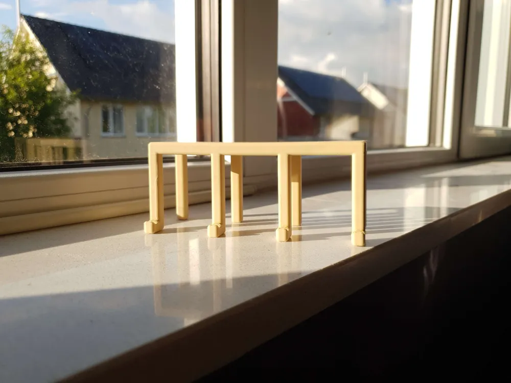 Washcloth Hook Rail (Hanger for Tubular Radiators) - Free 3D Print ...