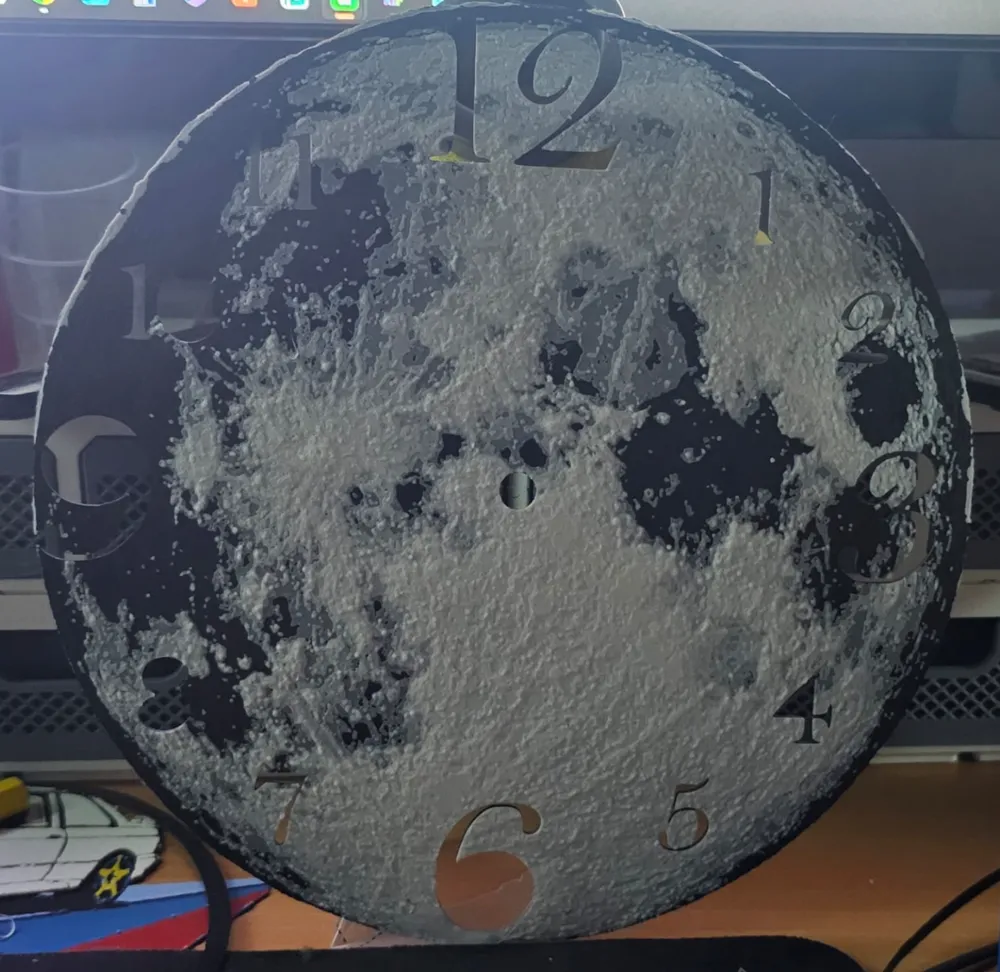 clock moon hueforge by AD3d - MakerWorld