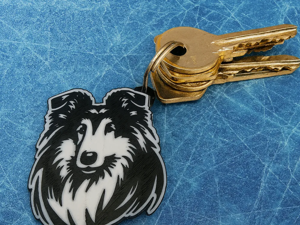 cocker sheltie keychain by GAF 3D MakerWorld: Download Free 3D Models