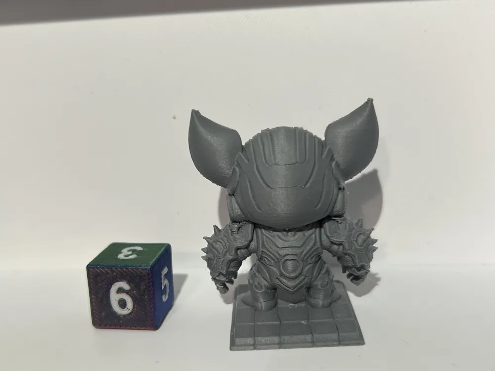 D&D/Chibi-Mecha-Fighter Mouse - Free 3D Print Model - MakerWorld