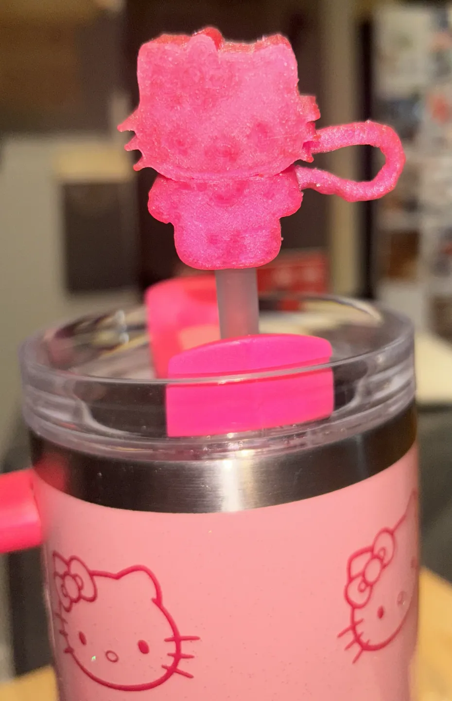 Hello Kitty 8MM Straw topper by user_412392926 MakerWorld: Download ...