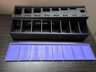 Lid for Amazing Gridfinity M3 Bolt Sorter by JDinKC - MakerWorld
