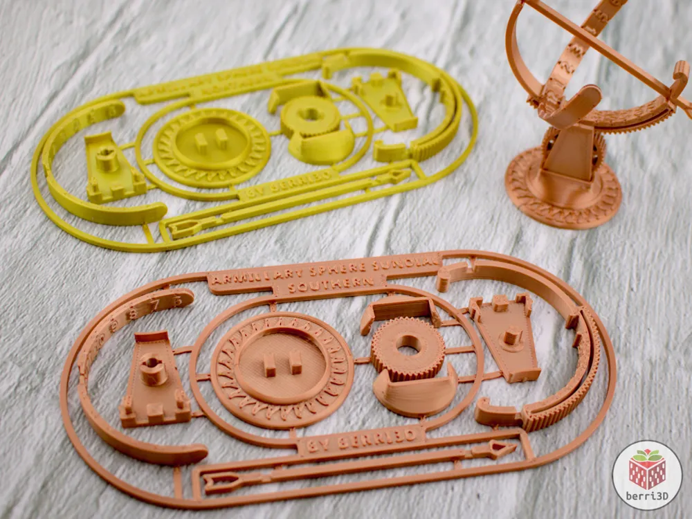Armillary Sphere Sundial Kit Card - Free 3D Print Model - MakerWorld