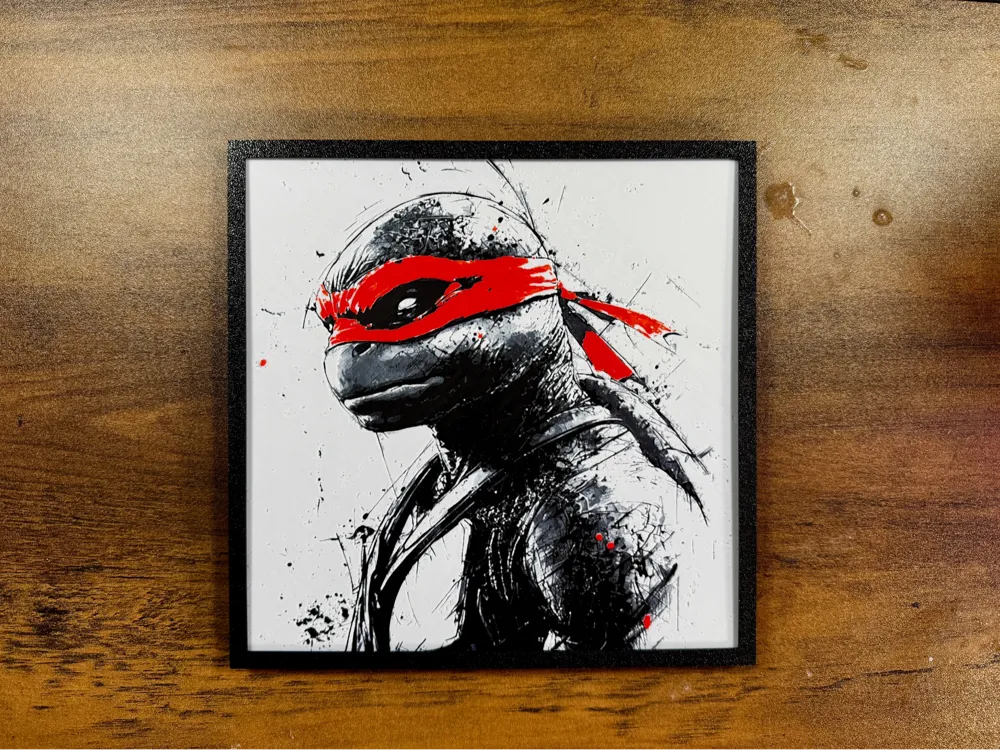 Raphael – Red-Hot Rage Poster by 3D Prints By Vic MakerWorld: Download ...