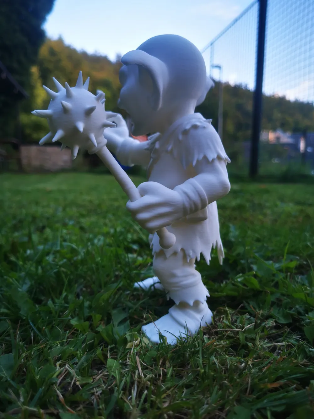 Cheeky Goblin with a Flail (250mm, Zero Infill) by 3dPrintHubZone ...