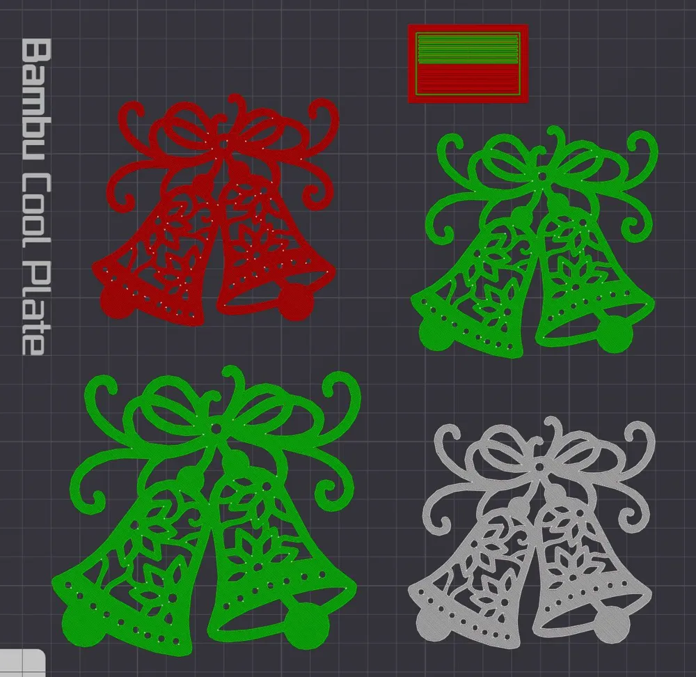 Christmas bells ornament by tundra3866cda - MakerWorld