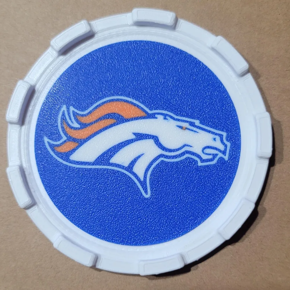 COASTER MASTER INSERT - DENVER BRONCOS by mercadogarzas - MakerWorld