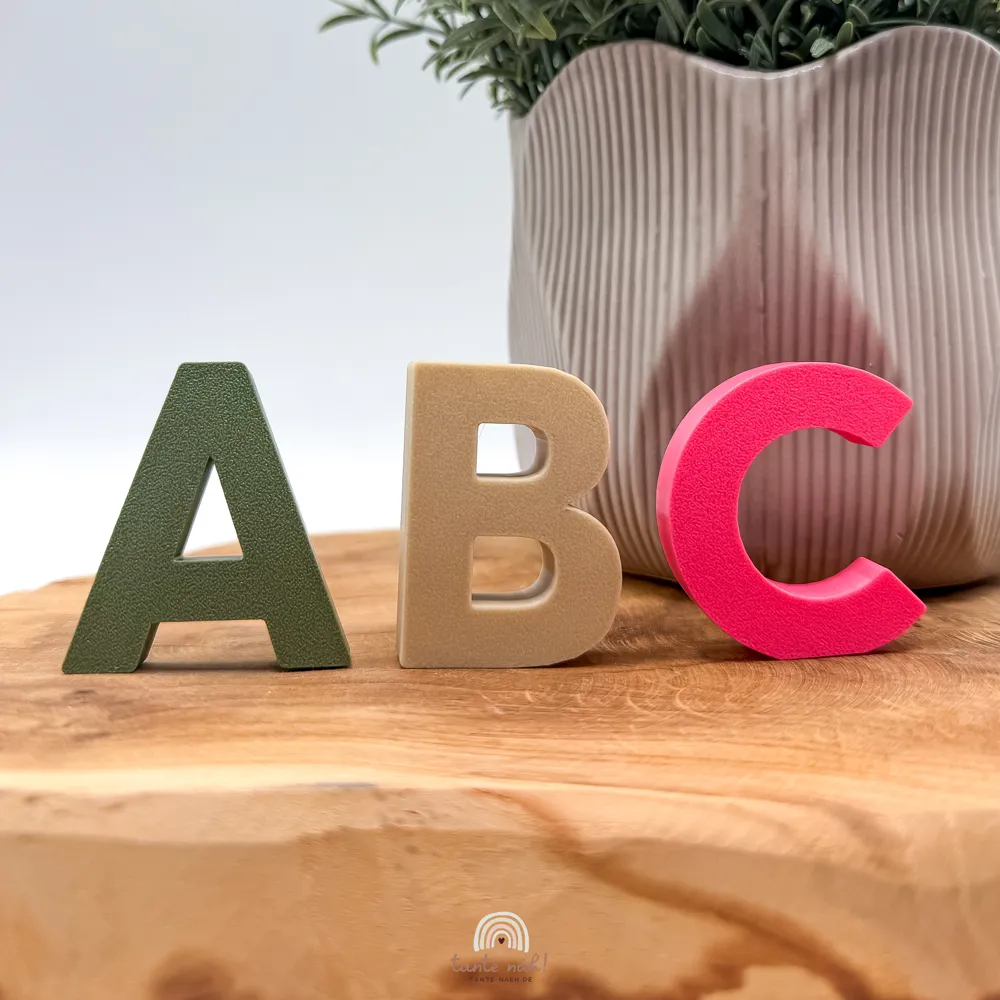 3D Alphabet A–Z | Straight-lined Letters | Standing - Free 3D Print ...