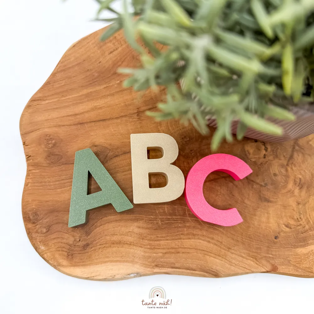 3D Alphabet A–Z | Straight-lined Letters | Standing - Free 3D Print ...