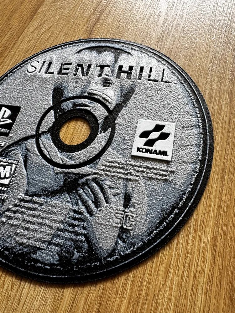 Silent Hill – PS1 Disc as Wall Art (Hueforge) by Stephan Aberer ...