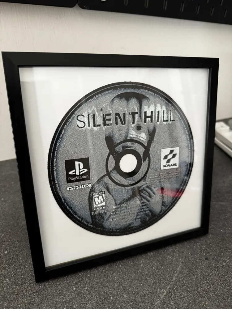 Silent Hill – PS1 Disc as Wall Art (Hueforge) by Stephan Aberer ...
