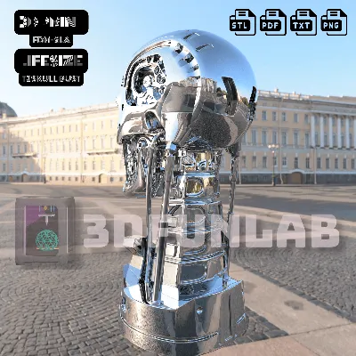 T800 BUST LIFESIZE REAL MOVIE TERMINATOR BUST - Free 3D Print Model ...