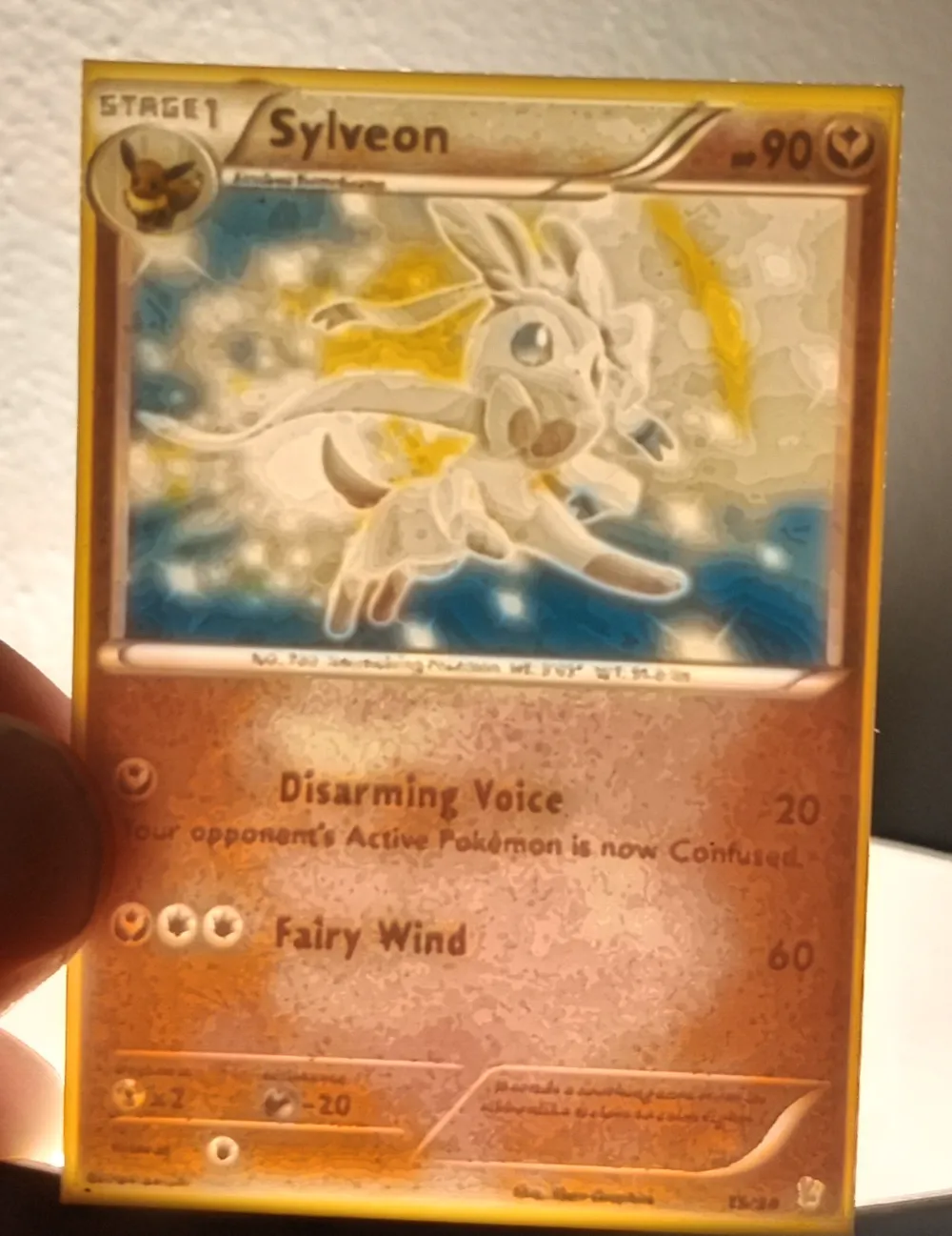 Sylveon Pokemon card lithophane by Elon Mckenna - MakerWorld