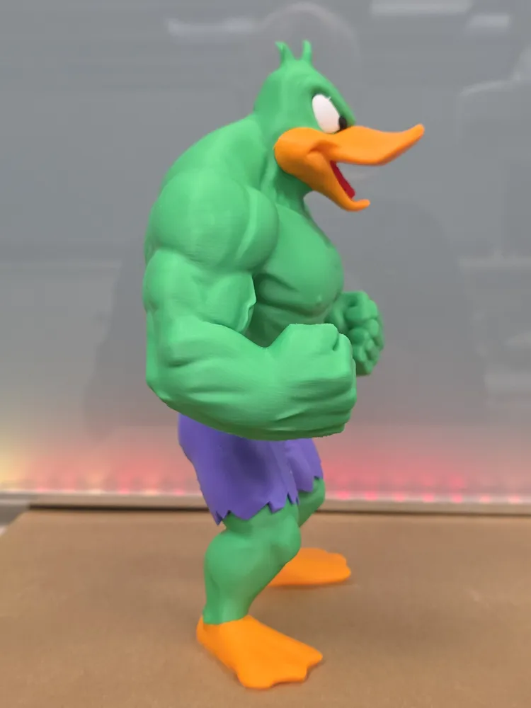 Daffy Duck as Hulk / NO AMS - Free 3D Print Model - MakerWorld