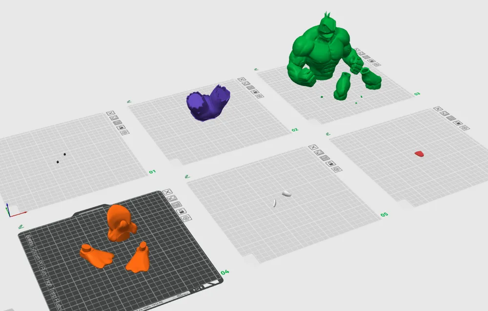 Daffy Duck as Hulk / NO AMS - Free 3D Print Model - MakerWorld