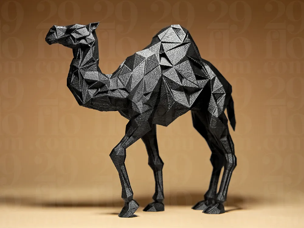 Geometric Camel Figure by 29FLO MakerWorld: Download Free 3D Models