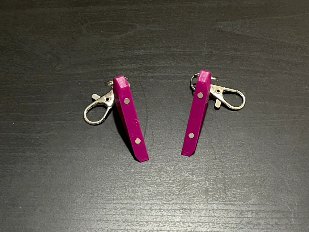 Broken Hearts - key rings/necklace with magnets. by MalcTheOracle ...