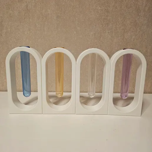 Test Tube Vase Arc by 3D.GermanyMakerWorld: Download Free 3D Models