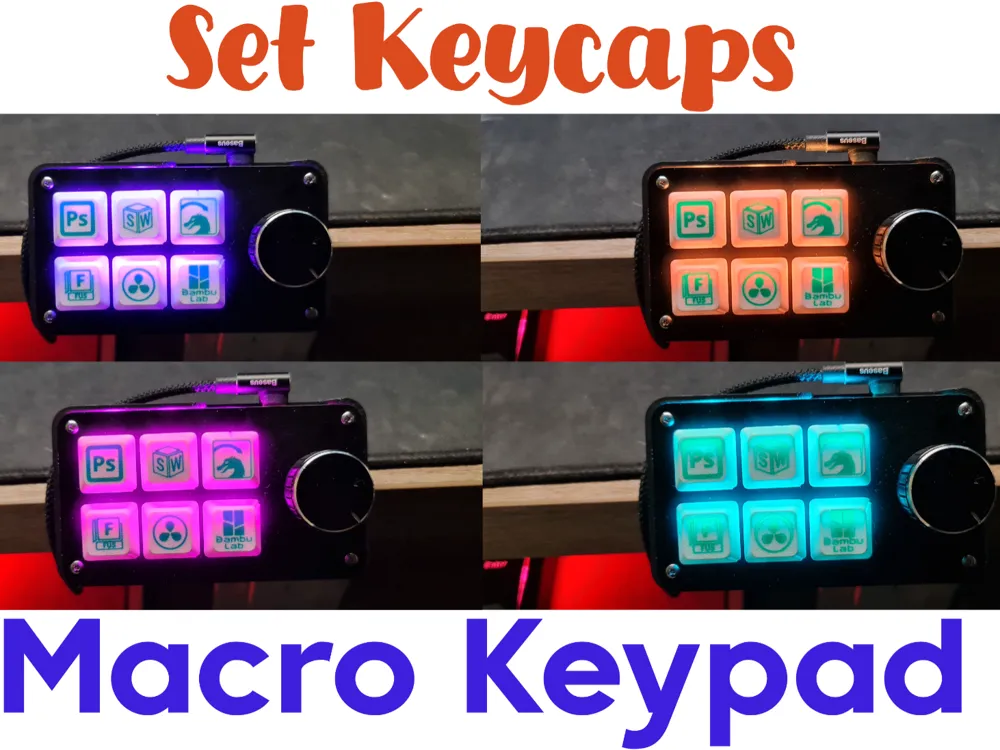 Custom Macro Keys for Control Panel – 0.2mm Nozzle by Rene Czerner ...