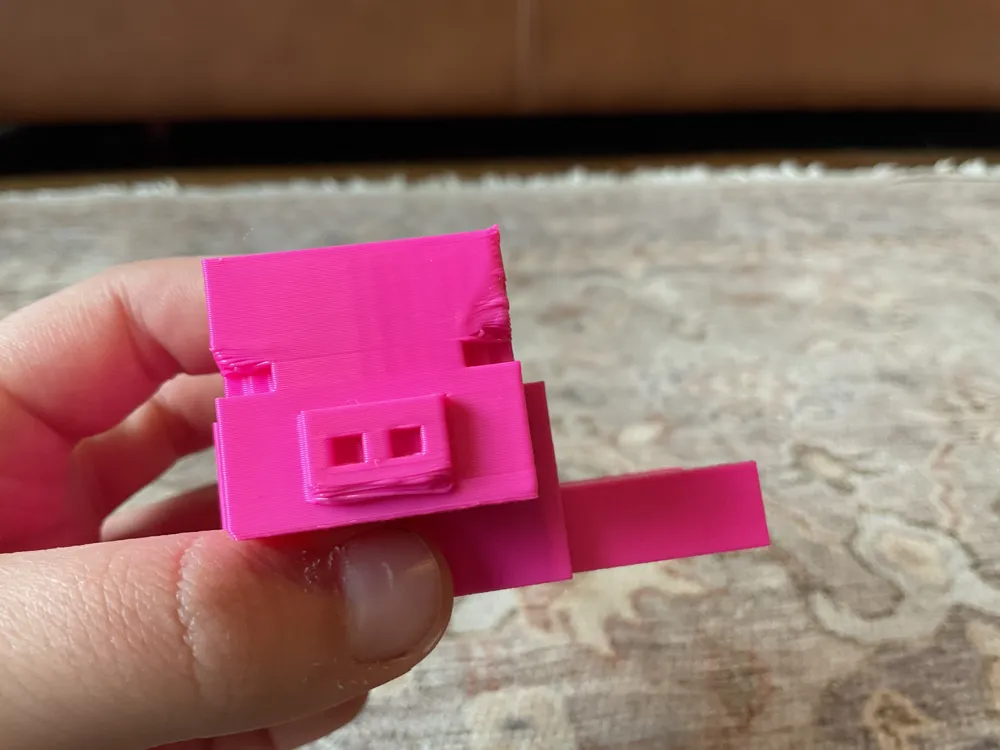 Sleepy Pig (Minecraft) by Mr. Printer MakerWorld: Download Free 3D Models