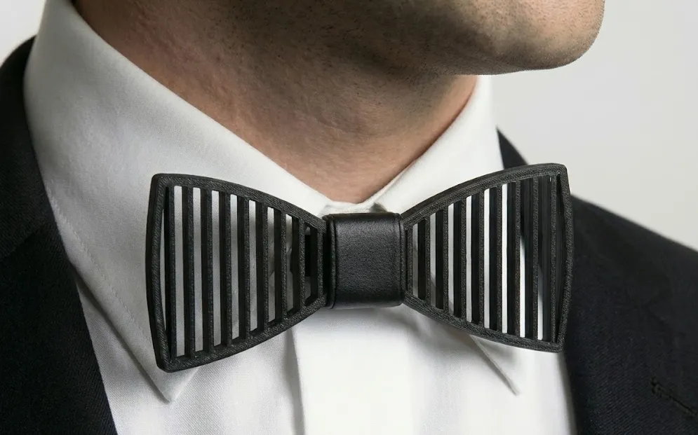 Modern bow tie with pattern - elegant formal wear by fisacek MakerWorld ...