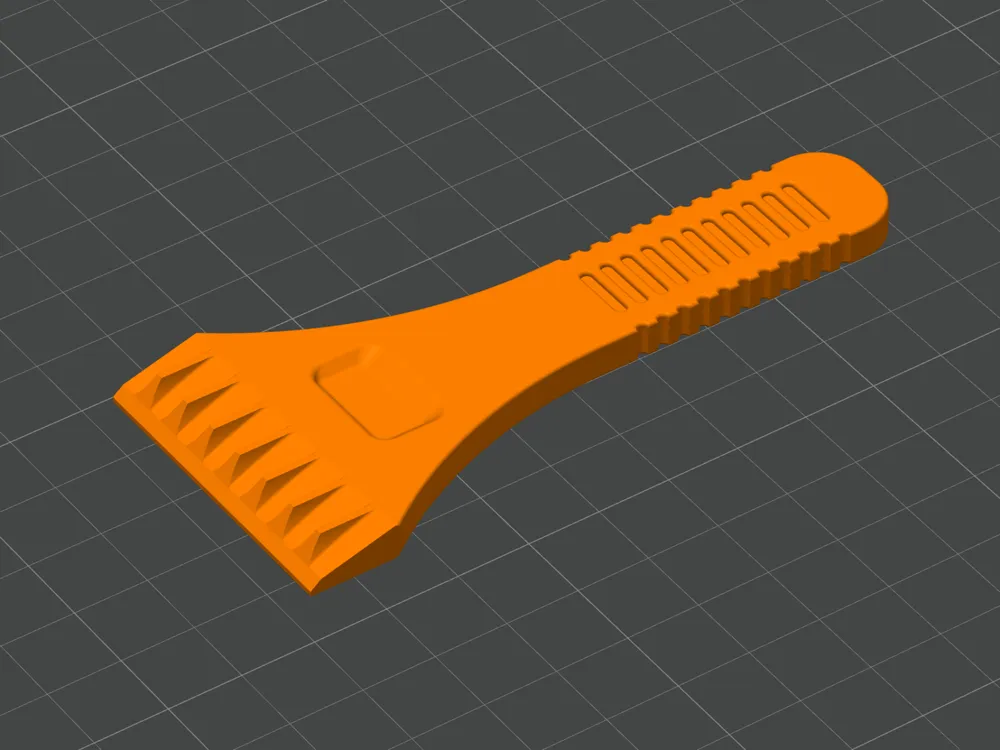 Ice scraper - Free 3D Print Model - MakerWorld