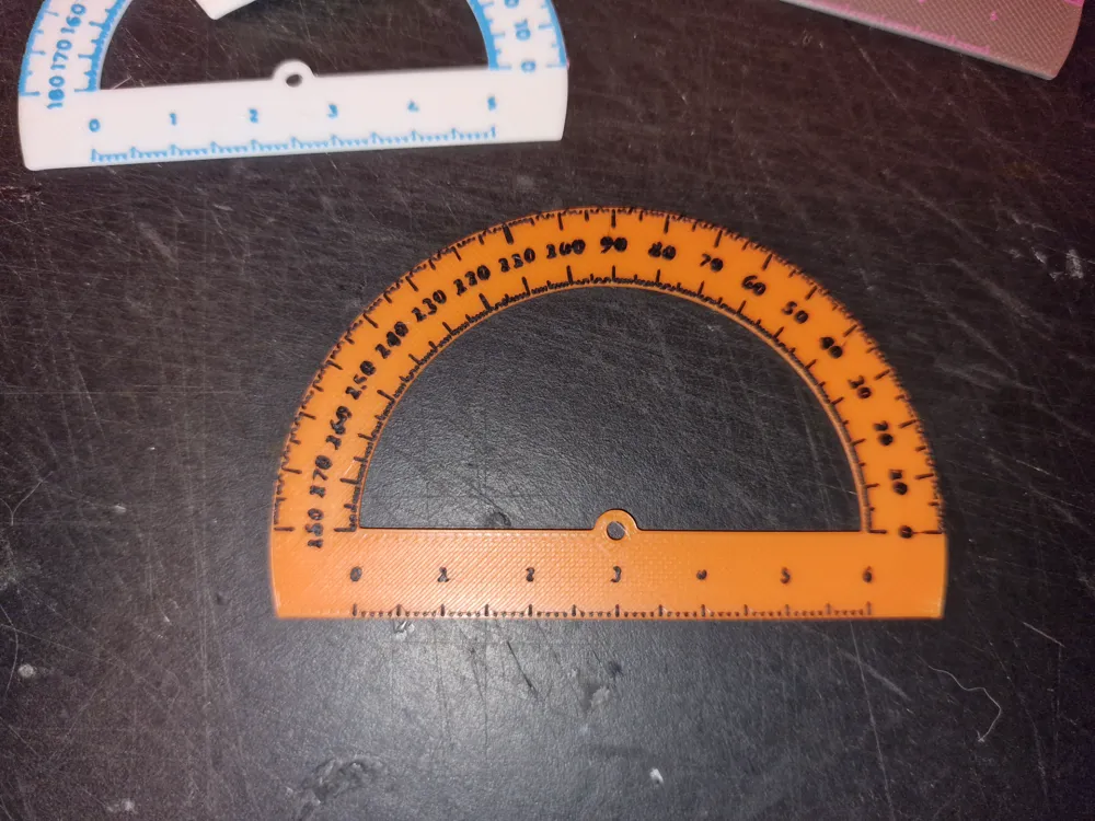 Parametric Protractor by QuiqueCrimson - MakerWorld