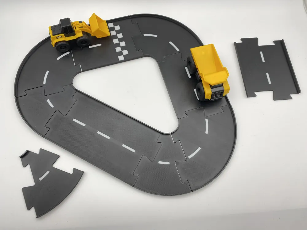 Modular CyberBrick Race Track Builder by linton MakerWorld: Download ...