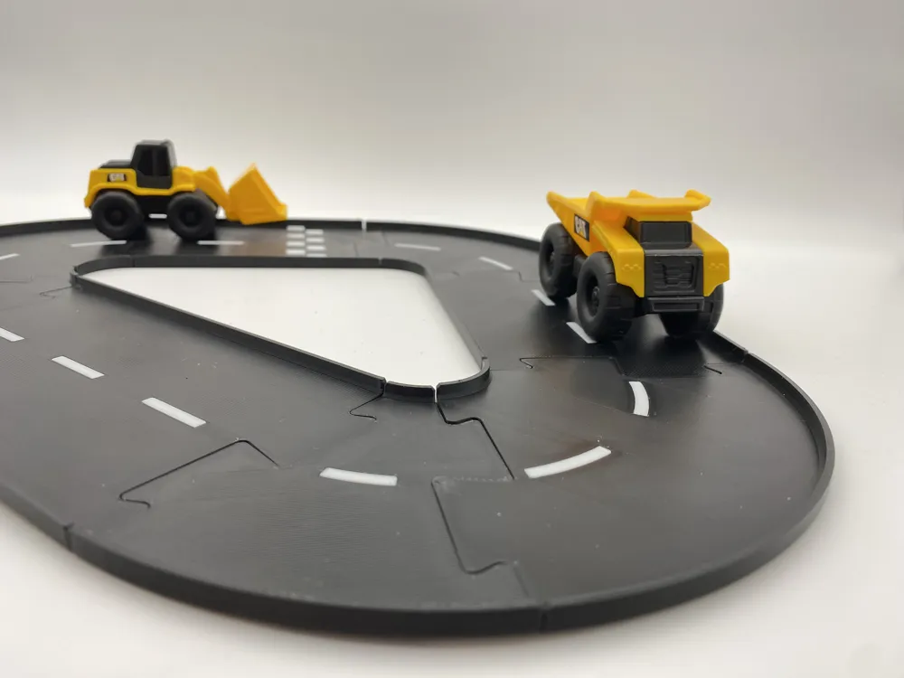 Modular CyberBrick Race Track Builder - Free 3D Print Model - MakerWorld