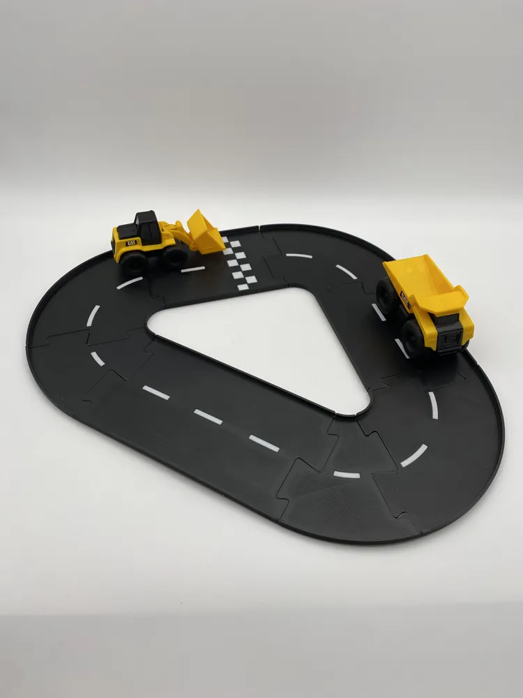 Modular CyberBrick Race Track Builder - Free 3D Print Model - MakerWorld