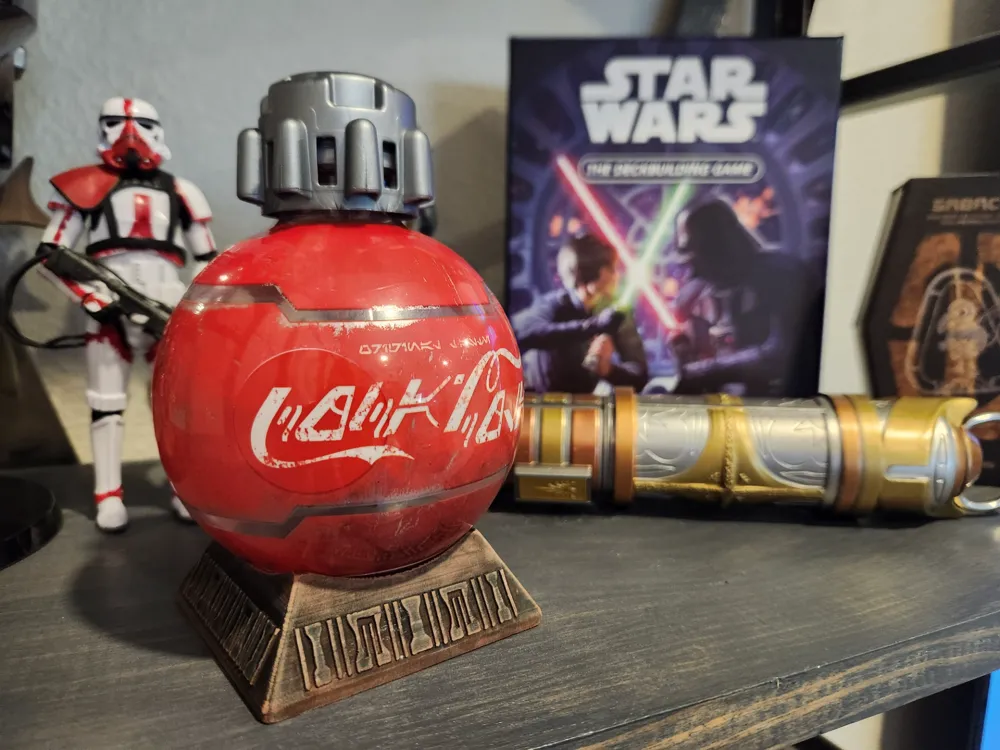 Star Wars Disneyland CocaCola Bottle Display Stand - Free 3D Print ...
