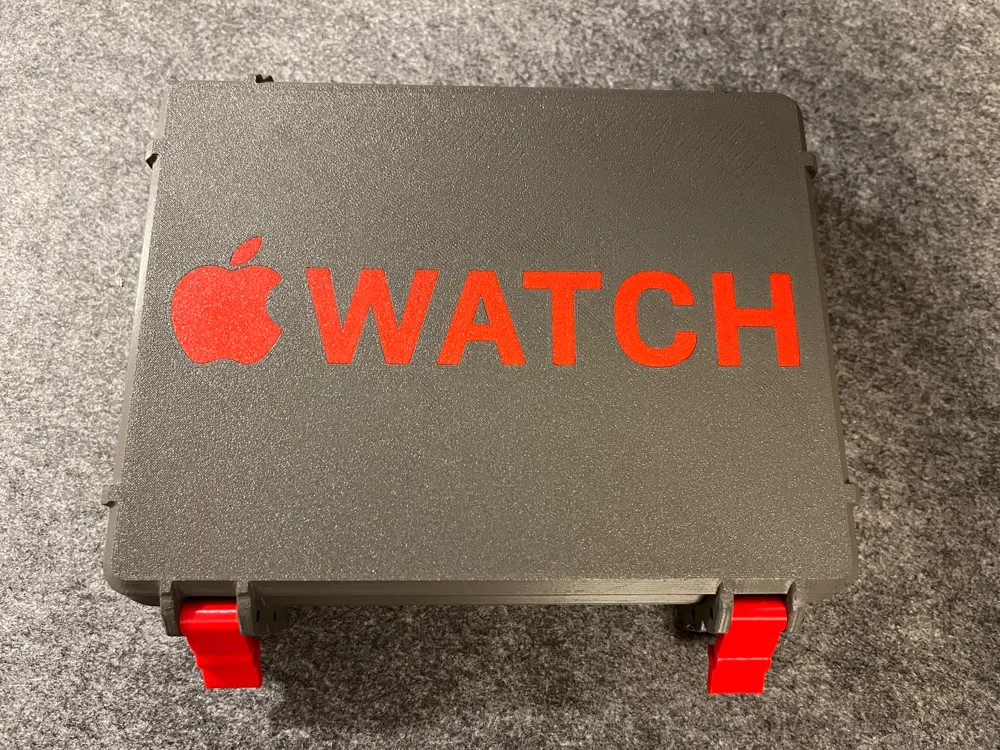 Apple Watch Band Box with Logo and 20mm Latch Remixed by Scubafan ...