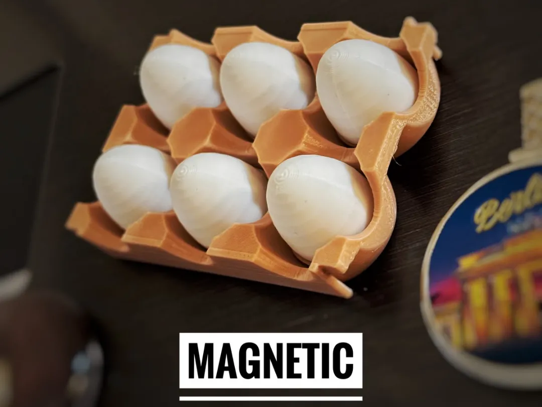Juego de imanes de nevera de cartón de huevos - Modelo de impresión 3D ...
