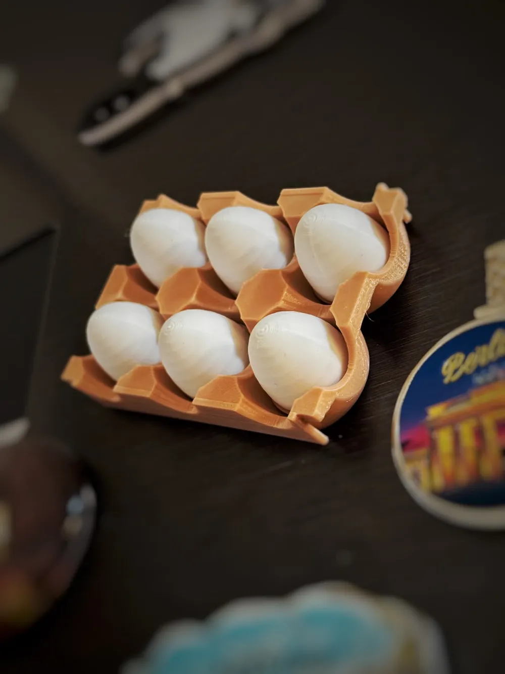 Juego de imanes de nevera de cartón de huevos - Modelo de impresión 3D ...